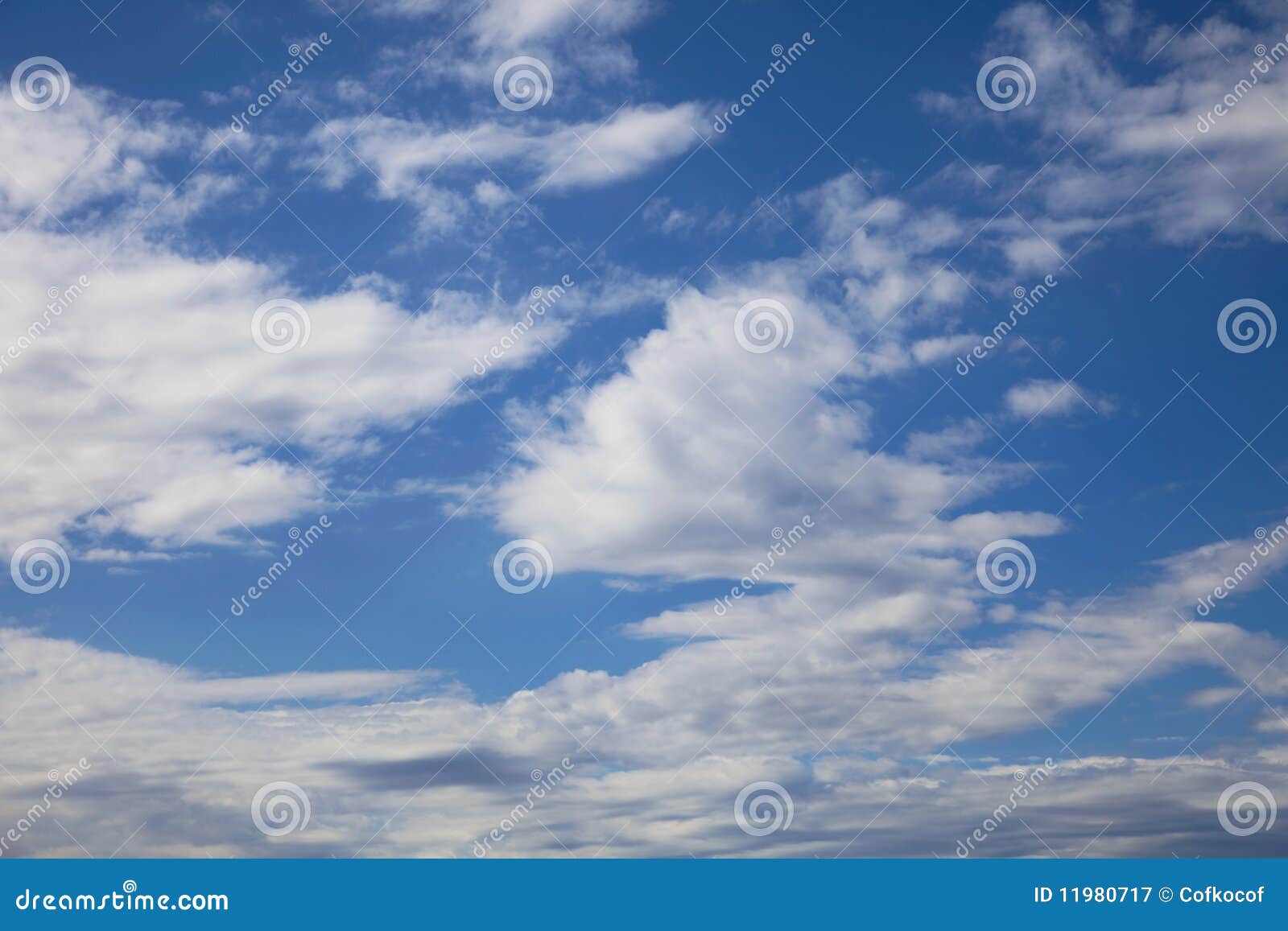 Deep blue sky stock image. Image of cloudscape, cloud - 11980717