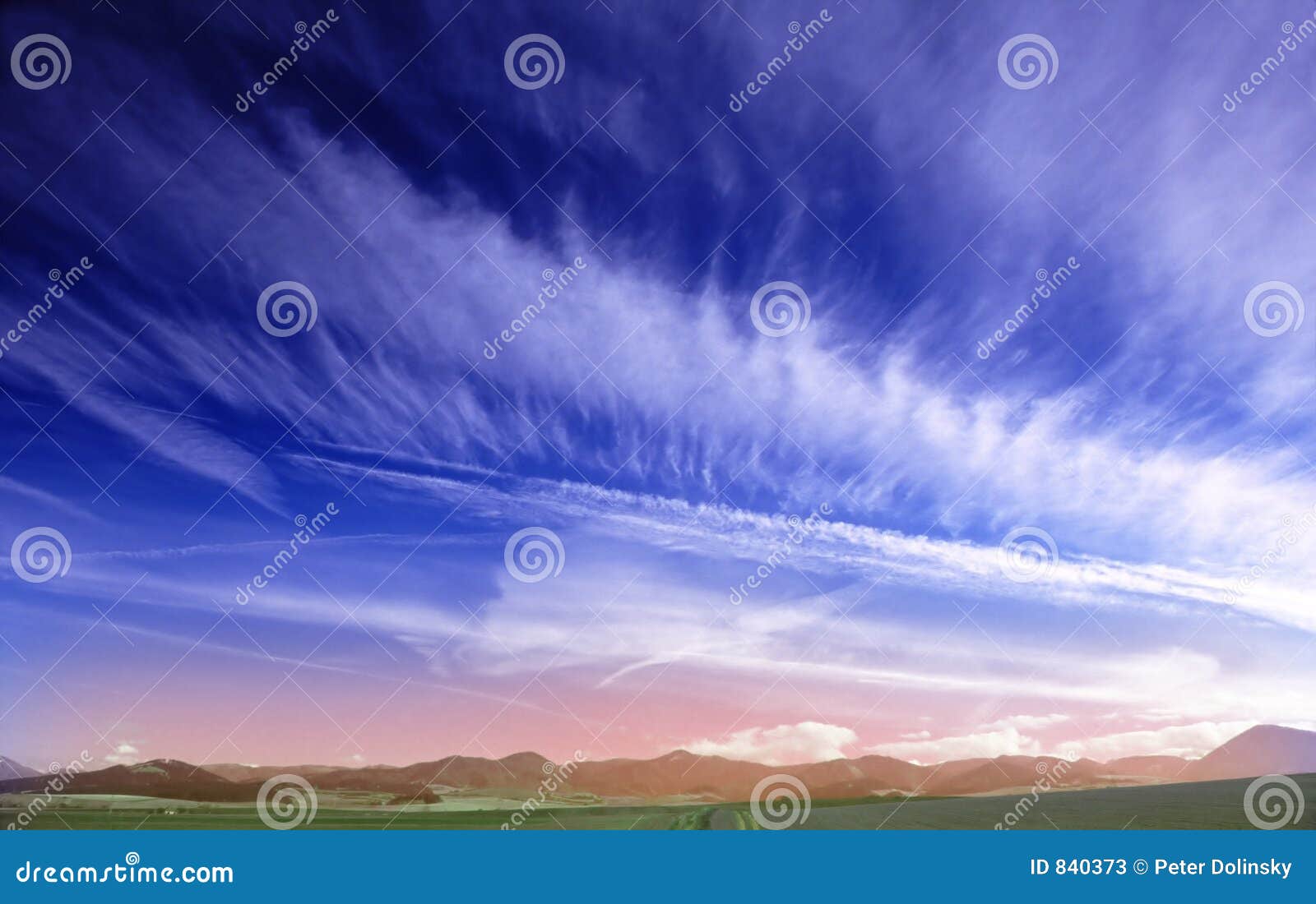 Deep Blue Sky stock image. Image of fair, horizon, aurora - 840373