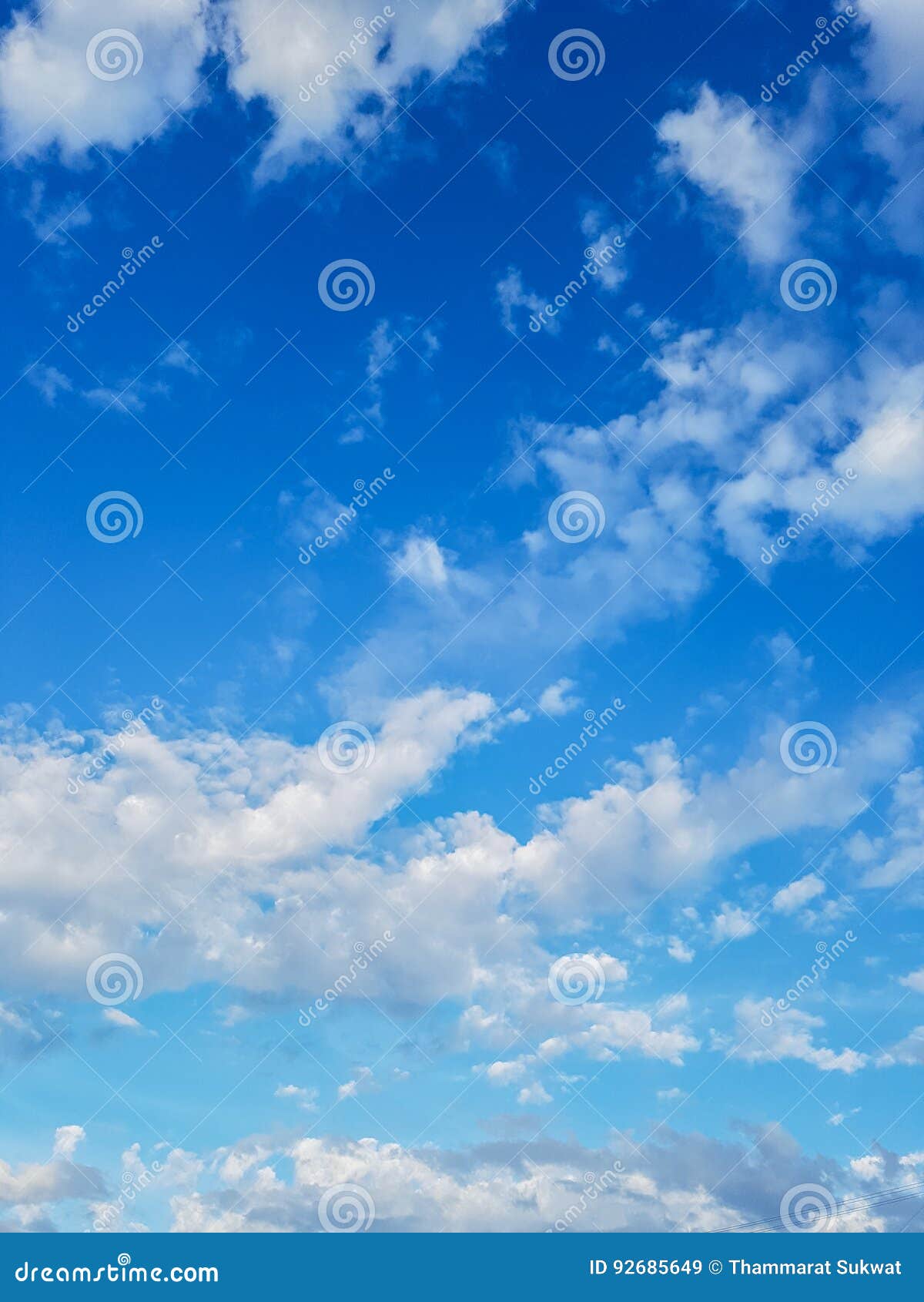 Deep blue sky back ground stock image. Image of background - 92685649