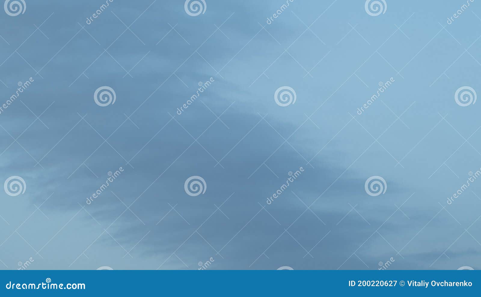 Deep blue sky with clouds stock image. Image of color - 200220627