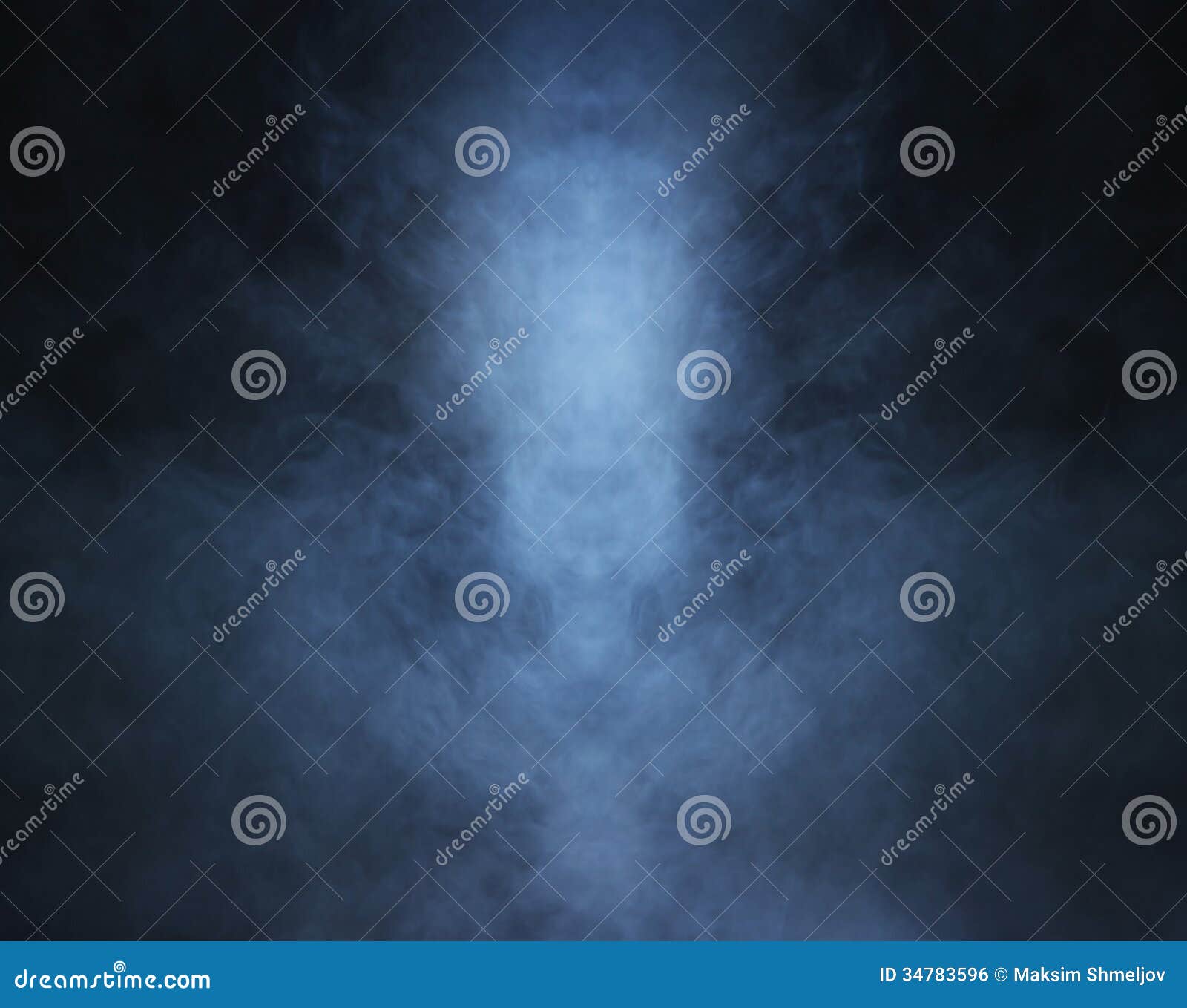 Deep Blue Smoke Background with Light Stock Photo - Image of light ...