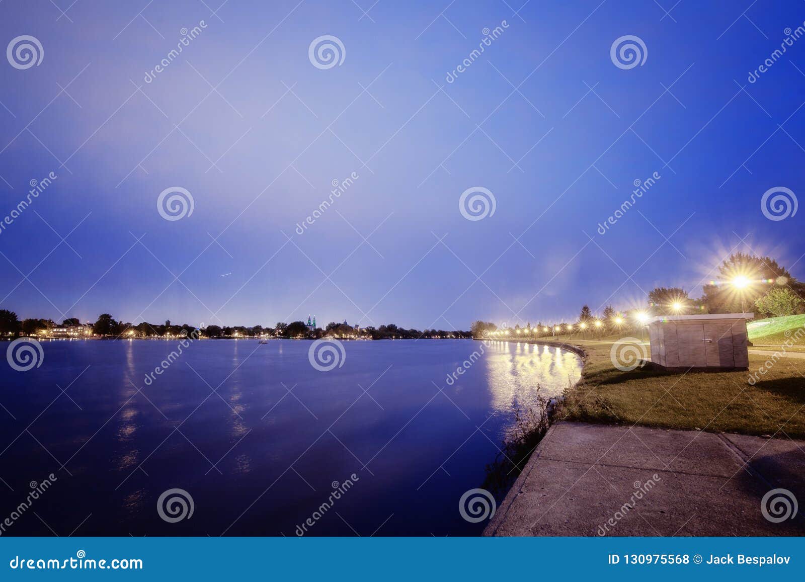 Deep blue sunset stock photo. Image of blue, cityscape - 130975568