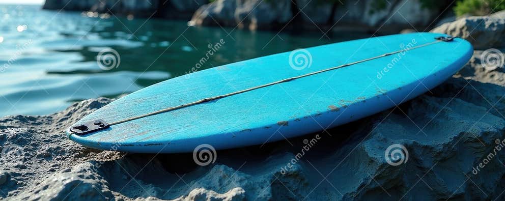 Deep Blue Surfboard Deck, Textured Rock Background, Deck, Nature Stock ...