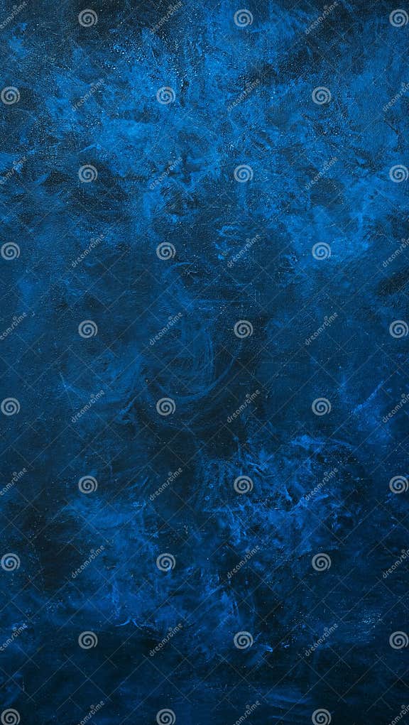 Deep Blue Texture or Background with Stains, Waves and Grain Elements ...