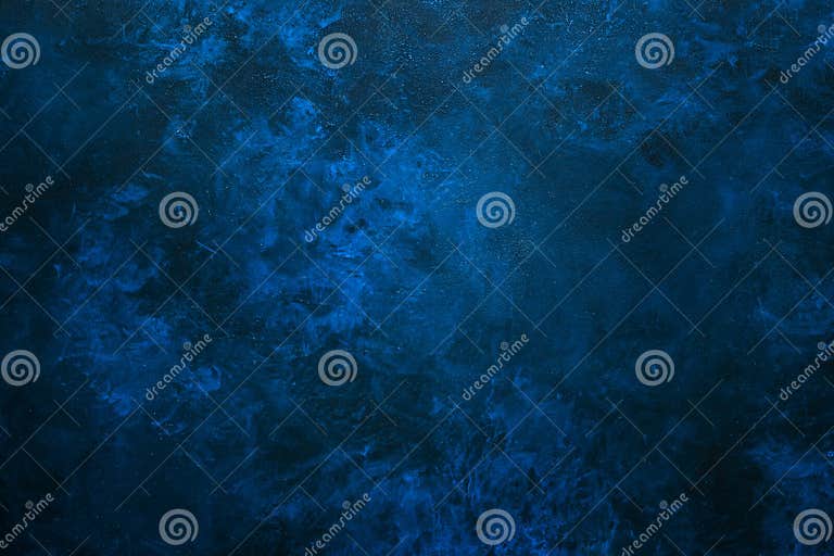 Deep Blue Texture or Background with Stains, Waves and Grain Elements ...