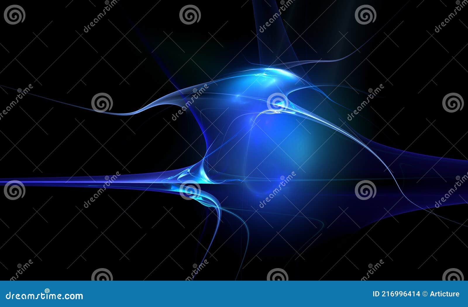 Deep Blue Transparent Creature, Space, Deep Waters, Magic Creature or ...