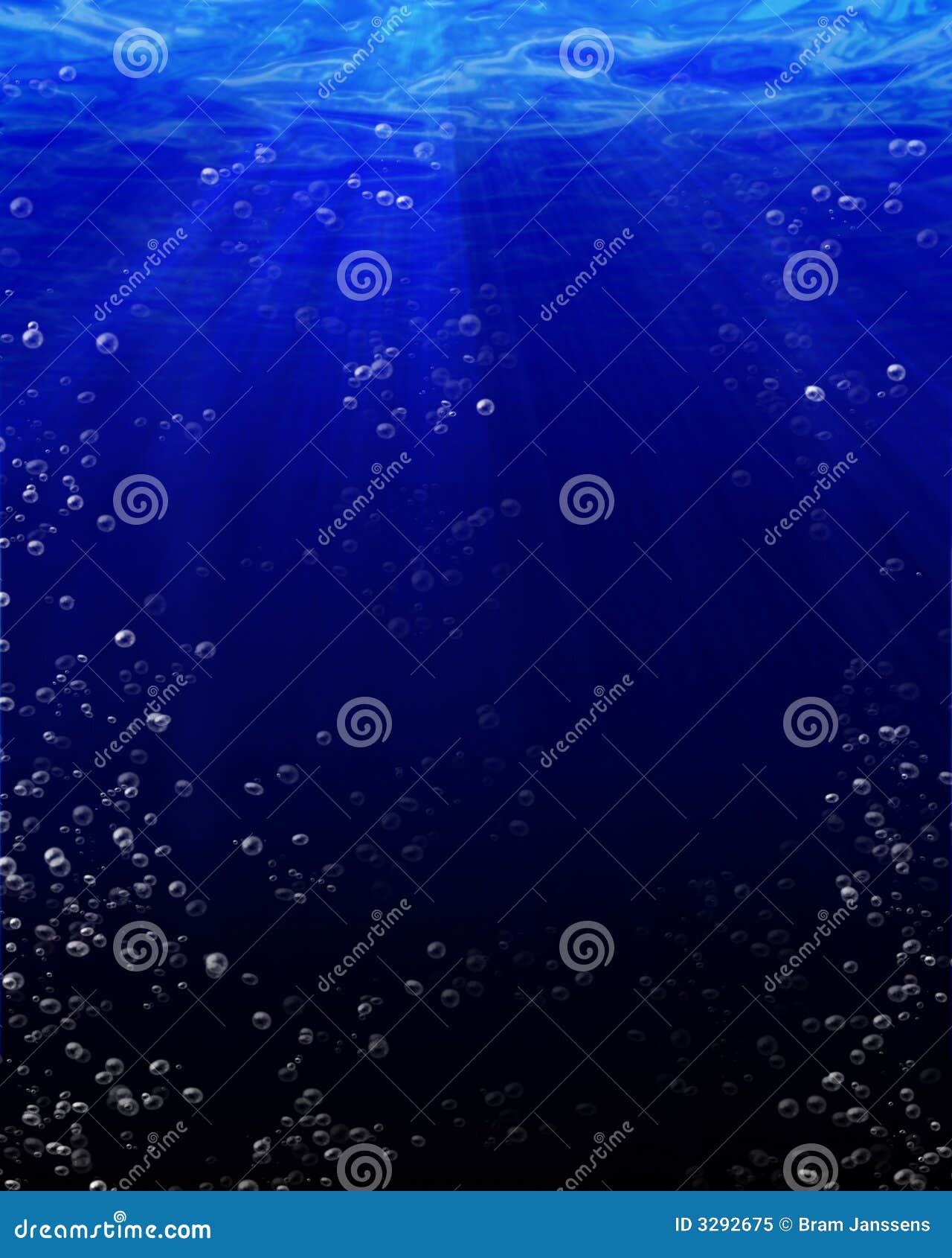 Deep Blue Moody Underwater Background Cartoon Vector | CartoonDealer ...