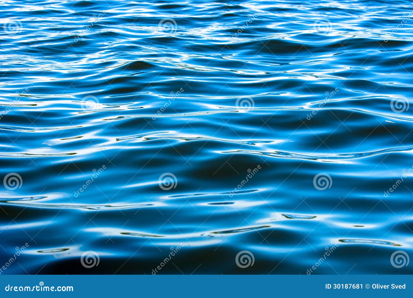 Deep blue water surface stock image. Image of dark, natural - 30187681