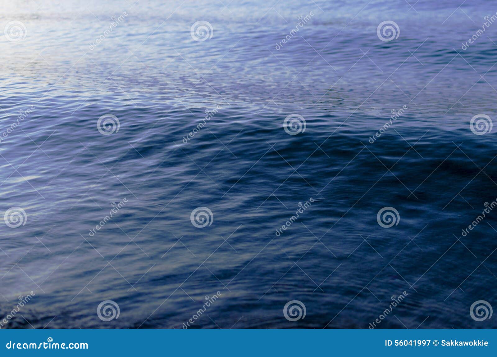 Deep Blue Wave Pattern on Lake Background Stock Image - Image of deep ...