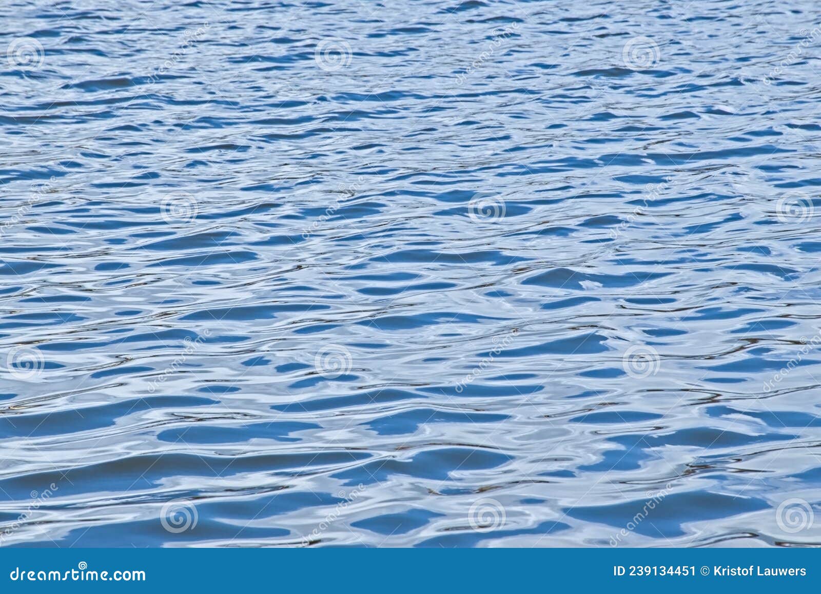 Blue Rippling Water Surface Stock Image - Image of azure, tones: 239134451