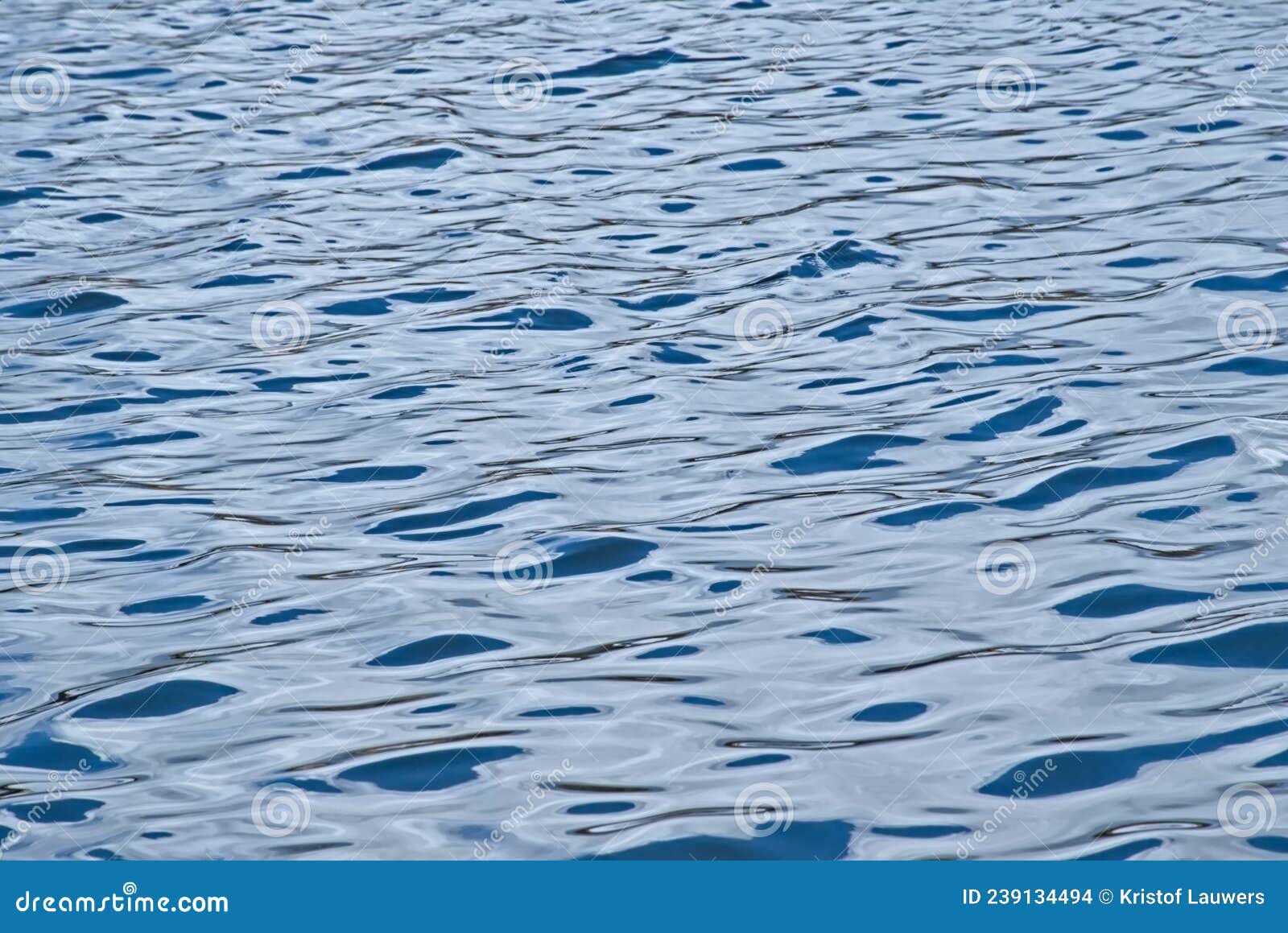 Blue Rippling Water Surface Stock Photo - Image of surface, lake: 239134494
