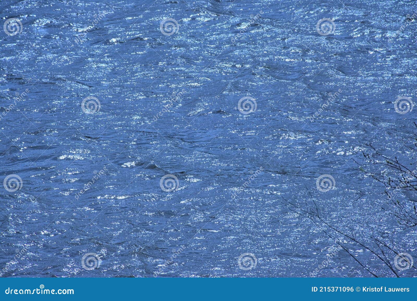 Deep Blue Wavy Water Surface Stock Photo - Image of light, background ...