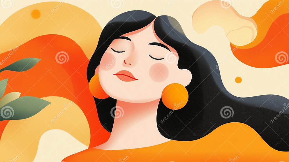 Deep Breathing Visualization: Harnessing Calm through Mindfulness Stock ...