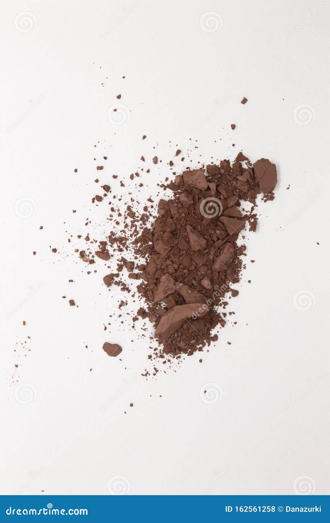 Deep Brown Eyeshadow Isolated on a White Background Stock Photo - Image ...