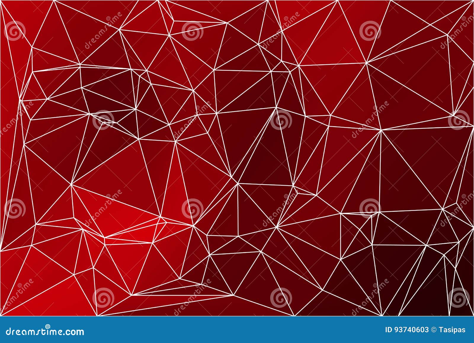 Deep Burgundy Red Geometric Background with Mesh. Stock Vector ...