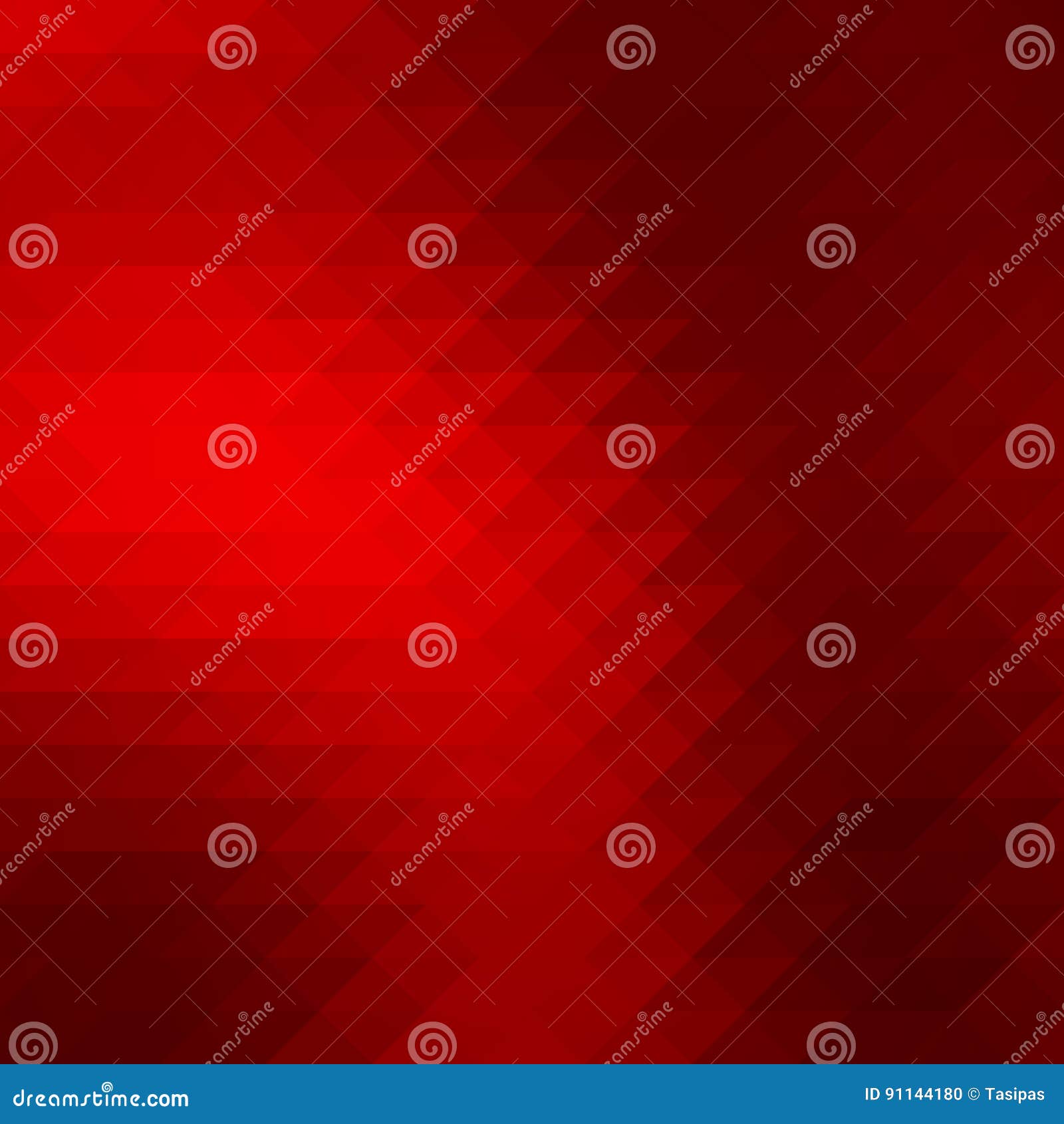 Deep Burgundy Red Rows of Triangles Background, Square Stock Vector ...