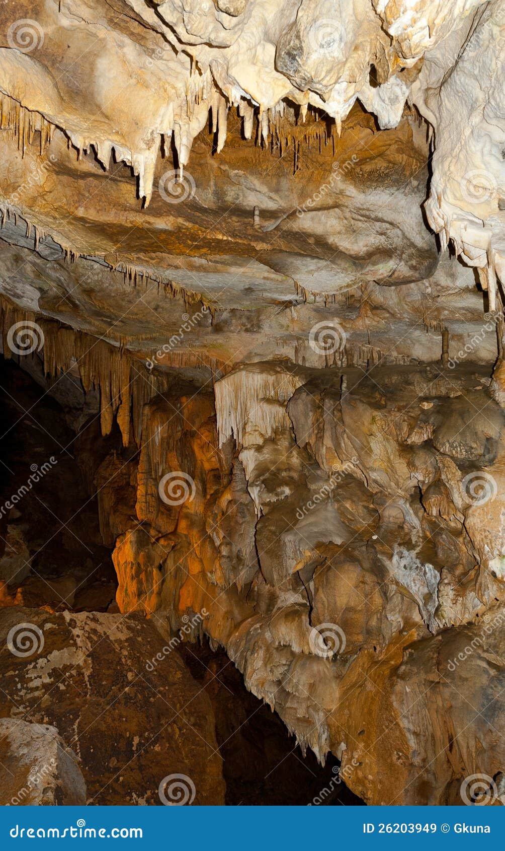 Deep Cave stock image. Image of grotto, mediterranean - 26203949