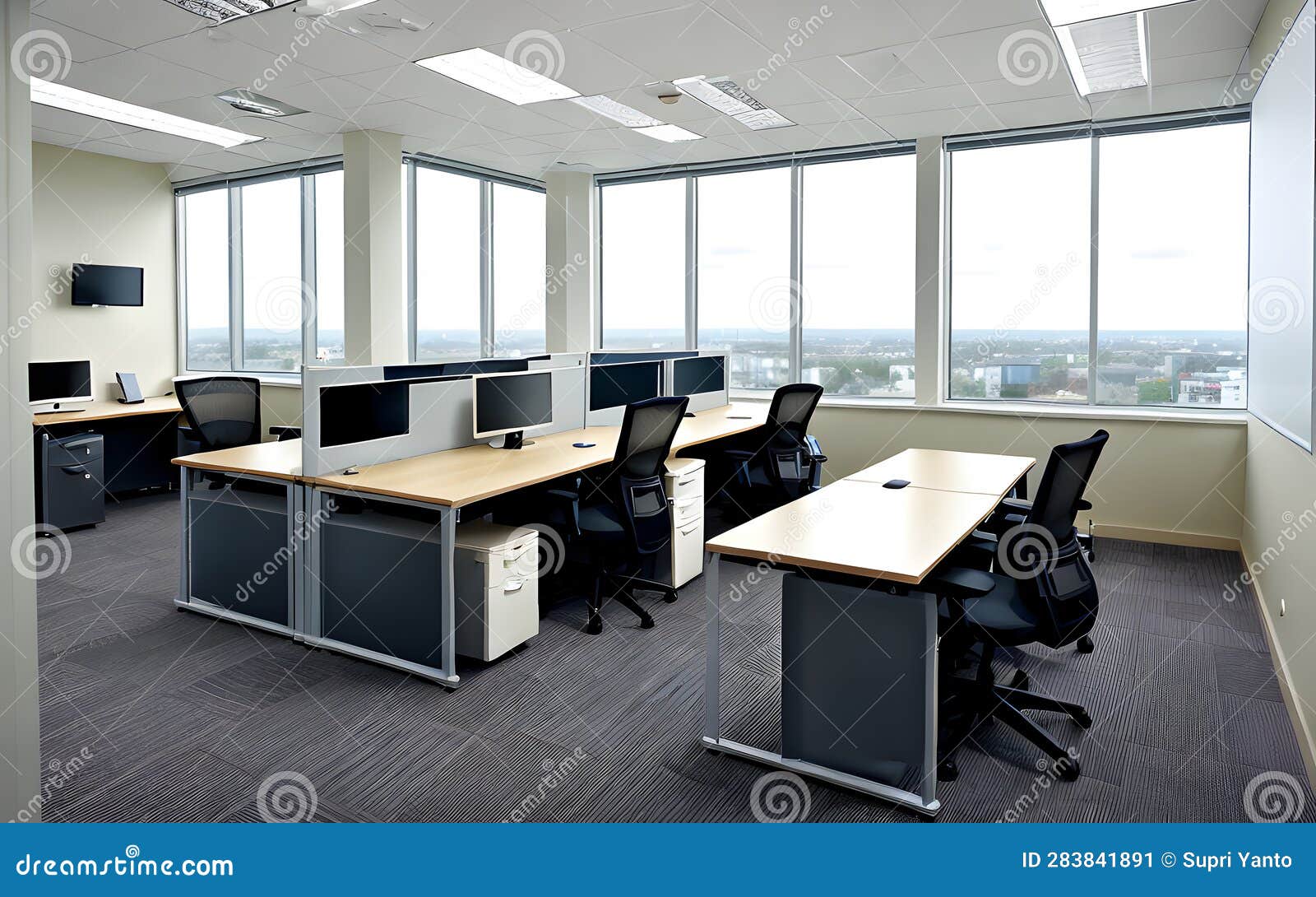 Deep Clean Environment Mini Work Office Indoor Interior by Minimalist ...