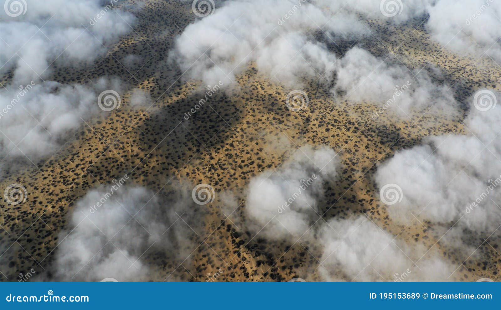 Deep Clouds Hover Over the Sand Desert Landscape in Peru Stock Image ...