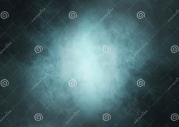 Deep Cyan Smoke Background with Light in Center Stock Image - Image of ...