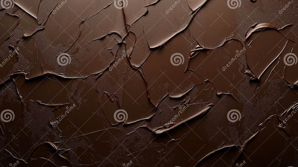 Smooth Dark Chocolate Texture Creates a Rich and Inviting Background ...