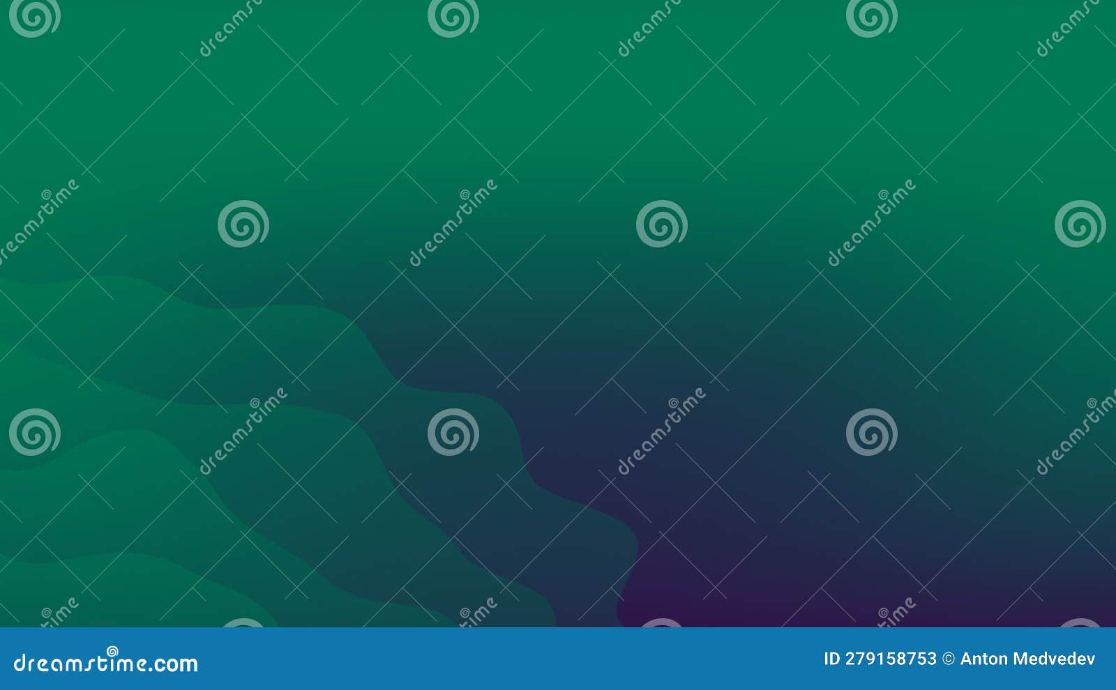 Deep Dark Green Soft Curly Figures - Abstract 3D Rendering Stock ...
