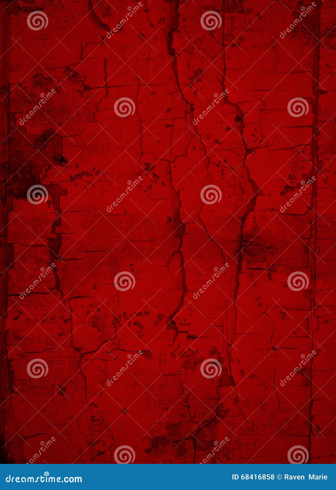 Deep Dark Red Cracked Paint Background Stock Illustration ...