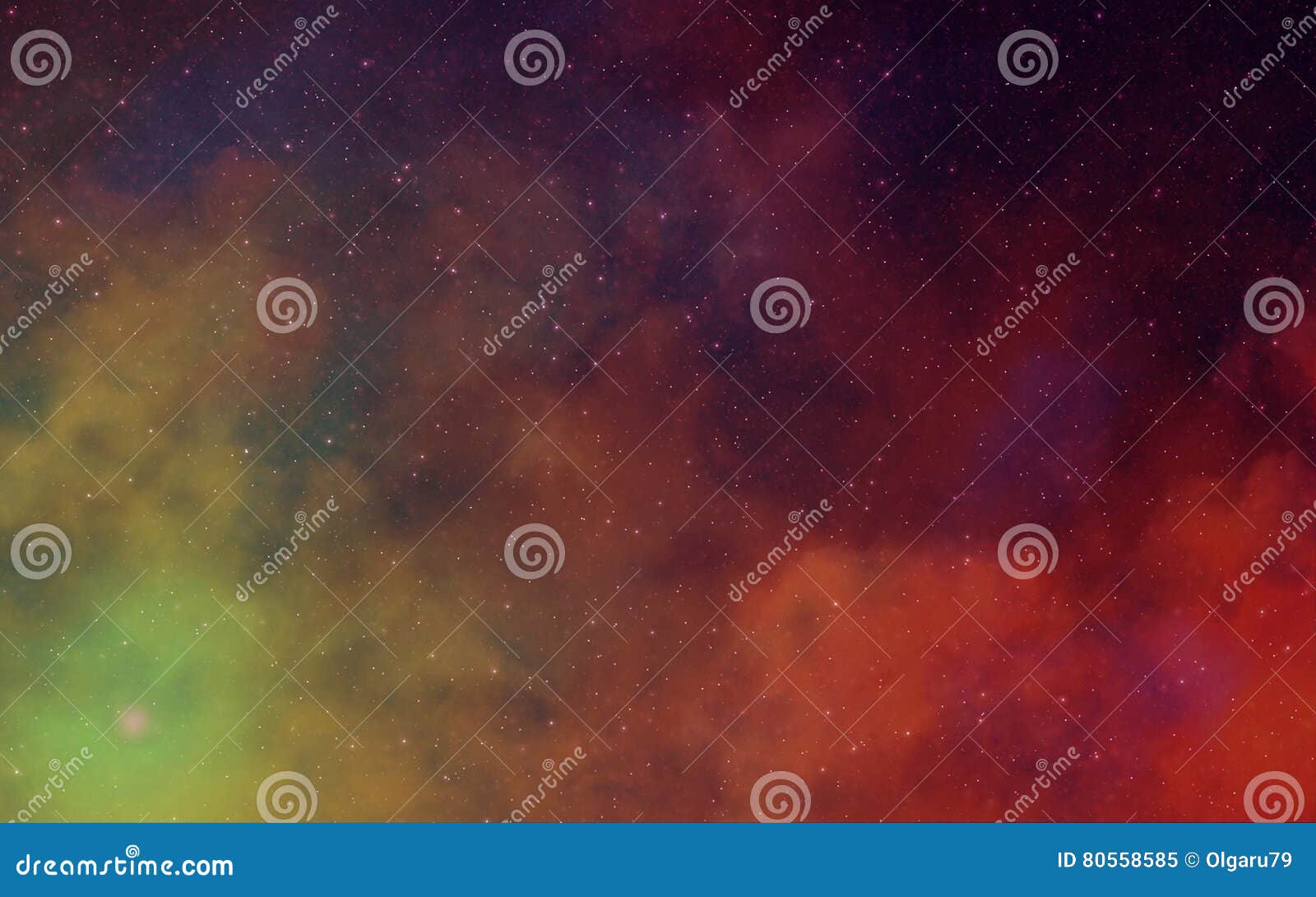 Deep dark space nebulae stock illustration. Illustration of creation ...