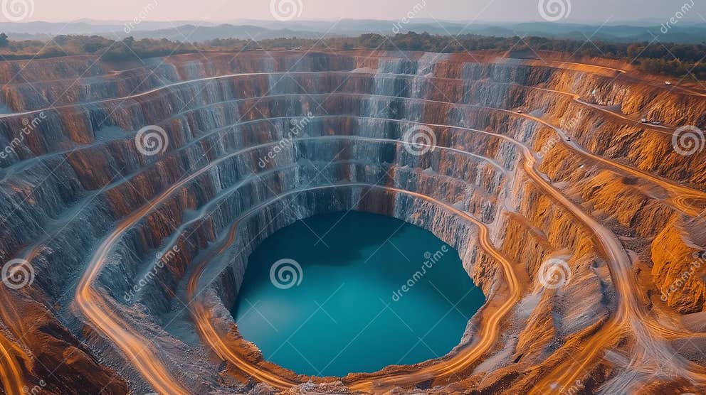Deep within the Diamond Mine, Workers Extract, Transport, and Process ...