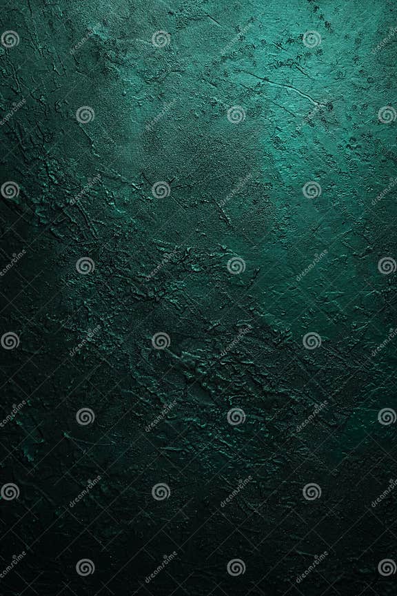 Deep Emerald Green Texture or Background with Stains, Waves and Grain ...