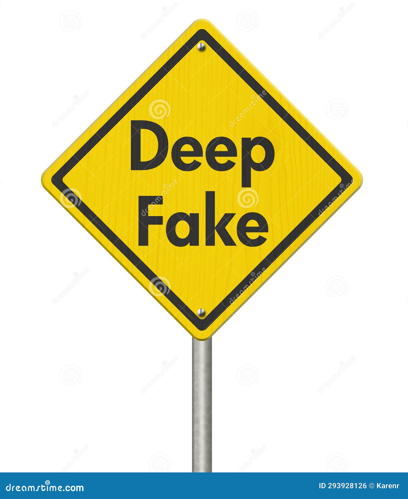 Deep Fake And False, Acronym Deepfake, Profound Learning. Replacing ...