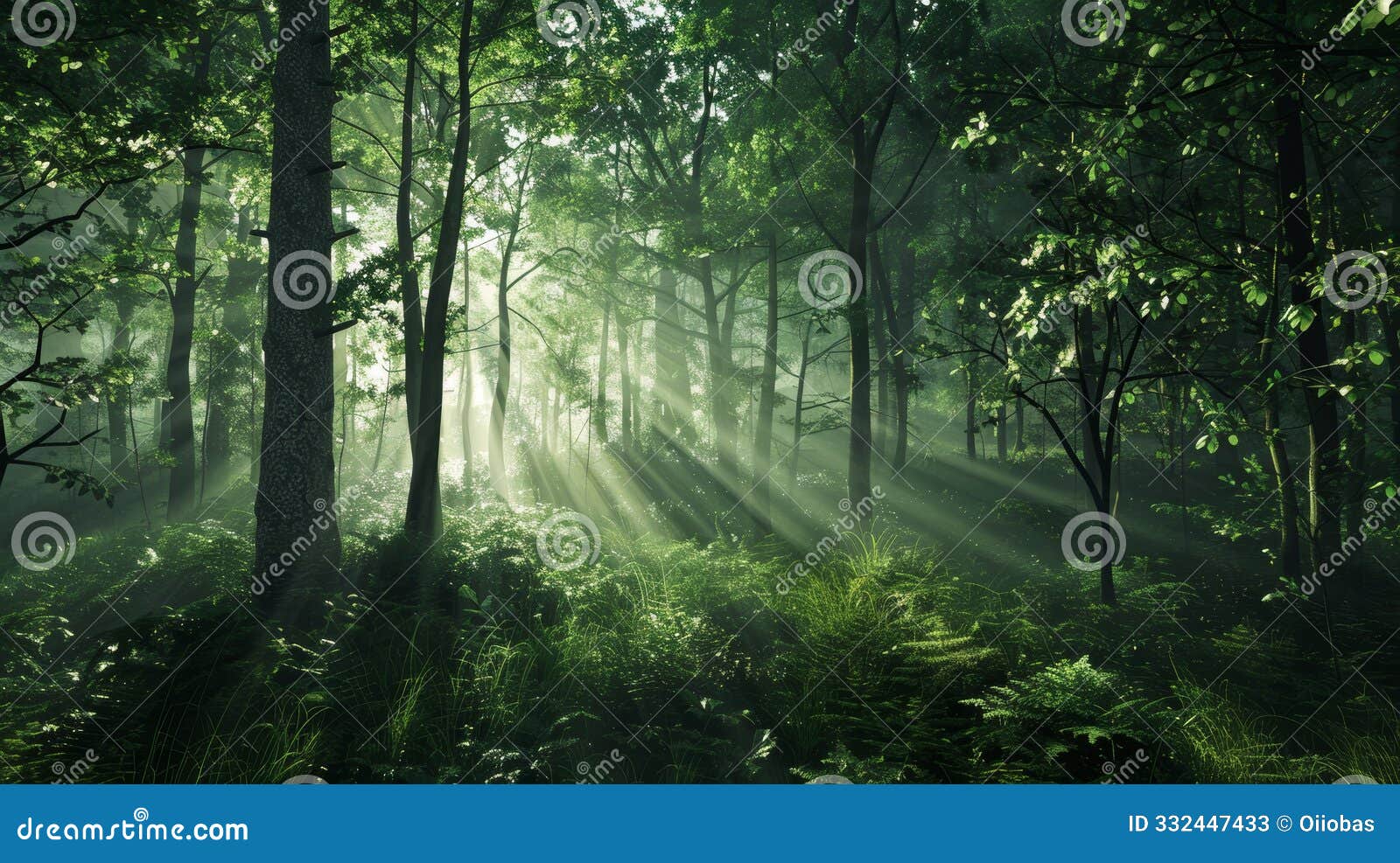Deep Forests: Dense, Realistic Forests with Sunrays Filtering through ...