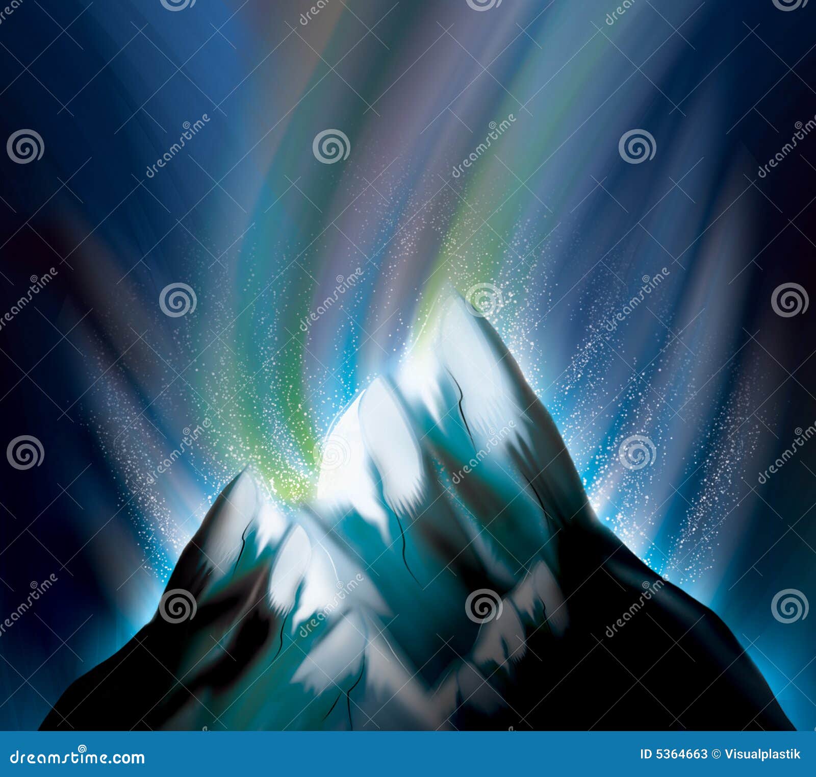 Deep Freeze Mountain stock image. Image of snow, windy - 5364663