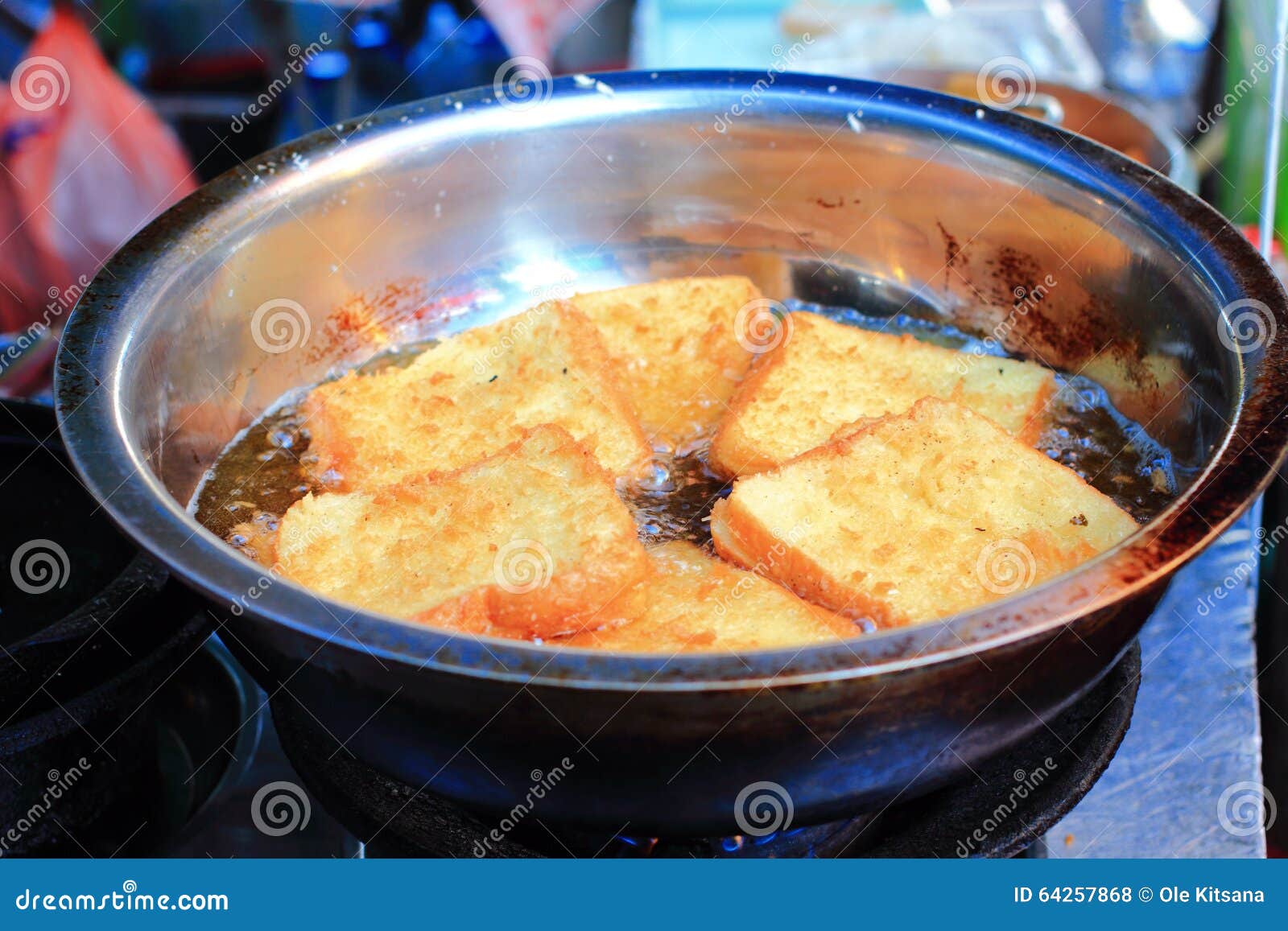 Deep fried bread stock photo. Image of deep, fried, local - 64257868