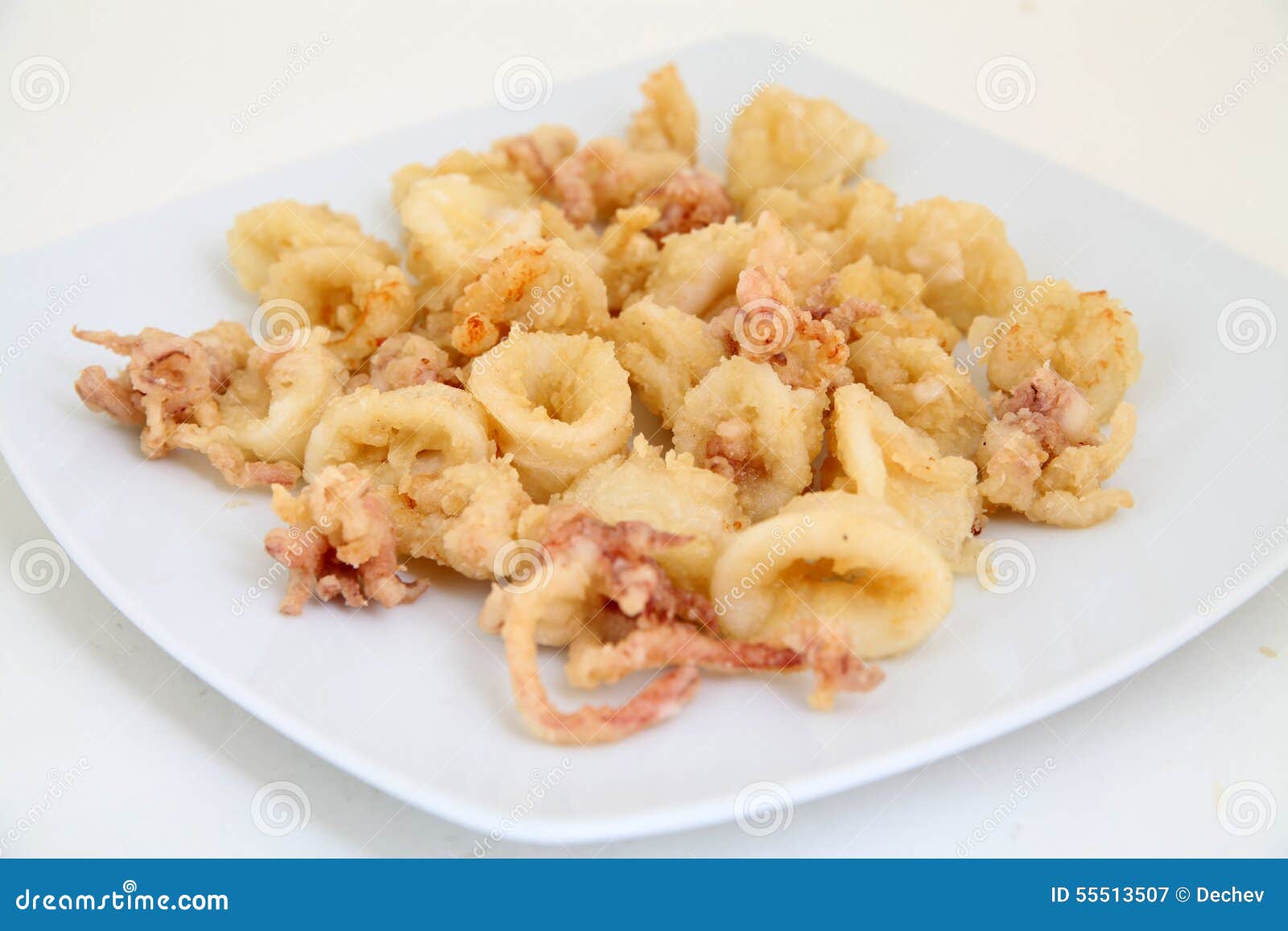 Deep Fried Calamari (Squid) Rings Stock Image - Image of prepared ...