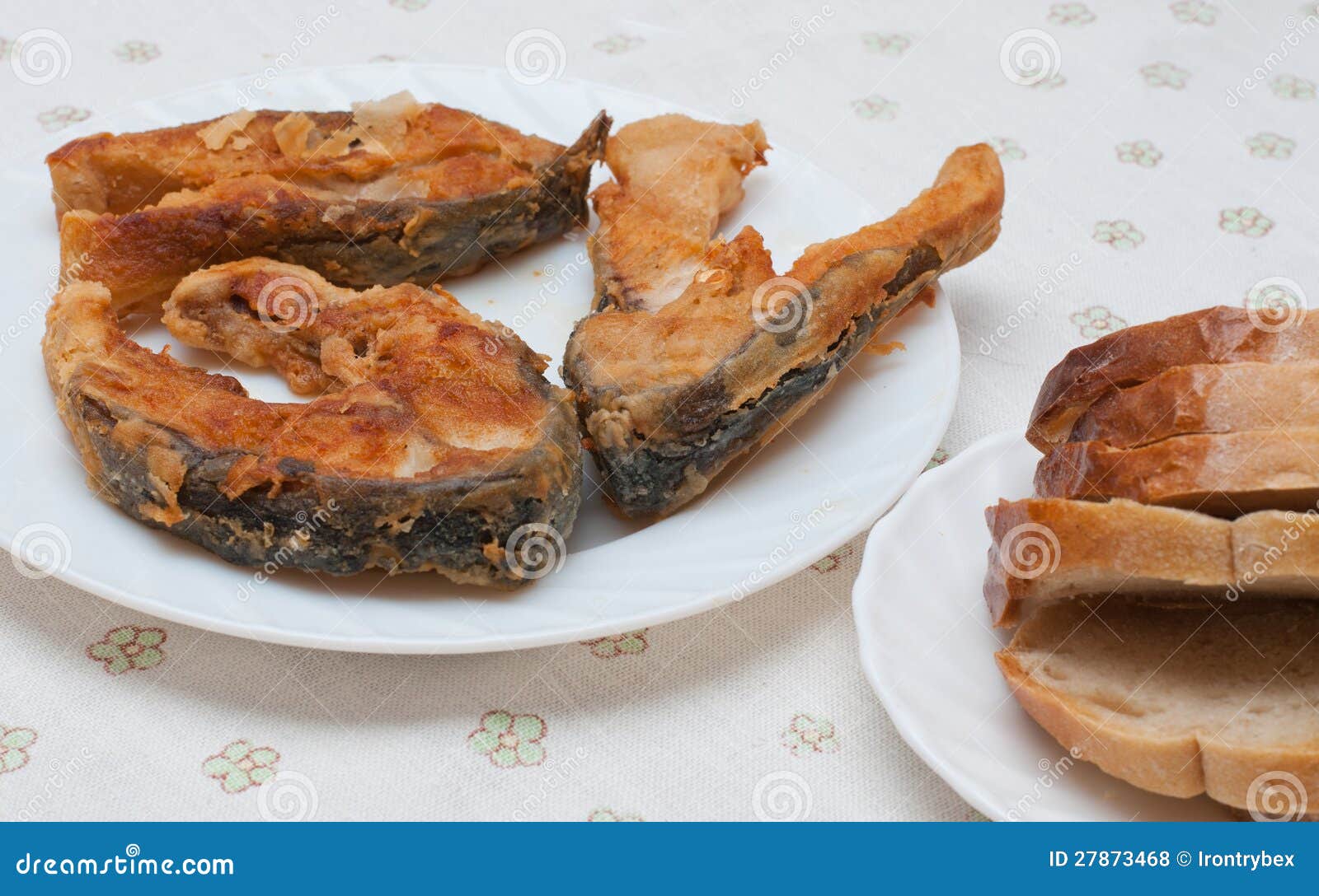 Deep-fried carp steaks stock photo. Image of poland, carp - 27873468