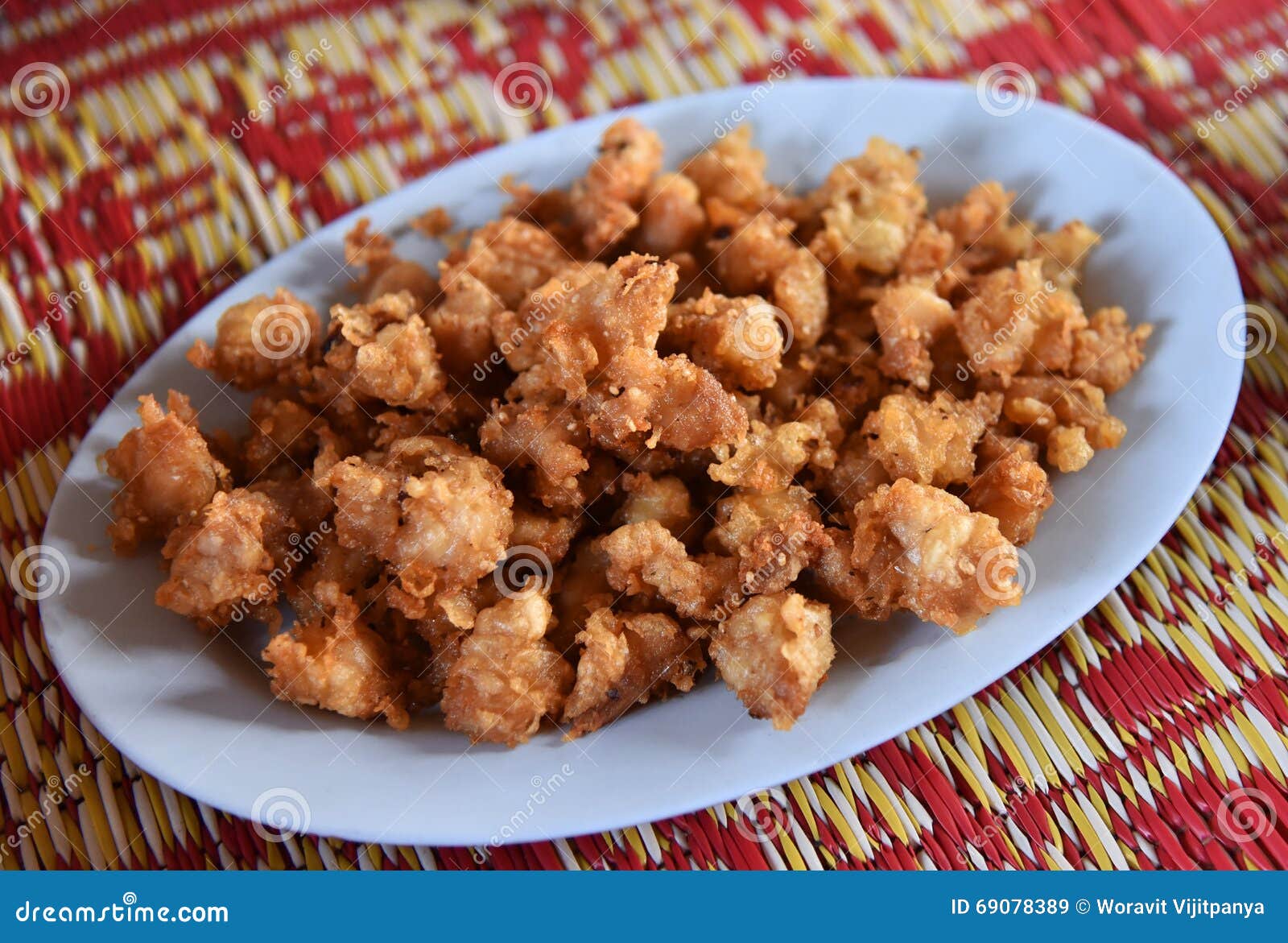 Deep fried chicken tendons stock image. Image of gourmet - 69078389