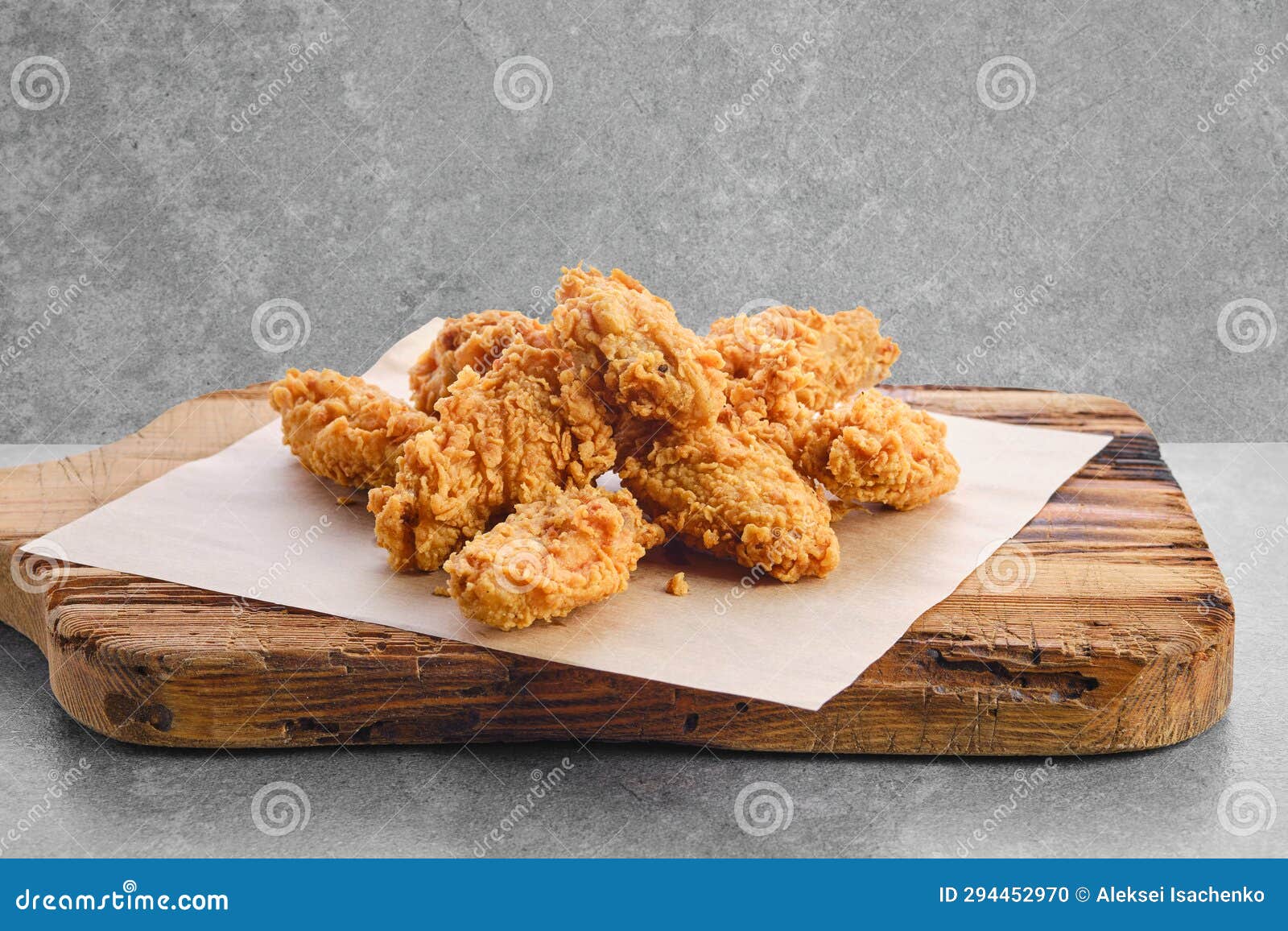 Deep Fried Chicken Wings in Breading Stock Photo - Image of drumstick ...