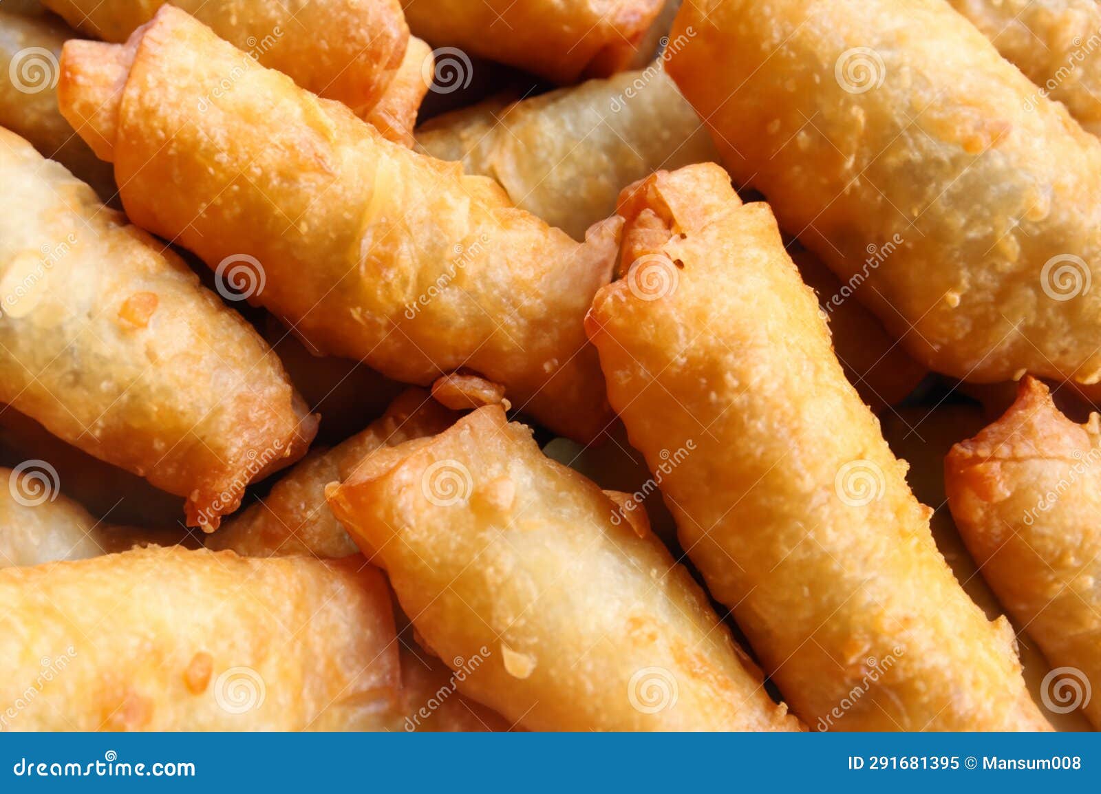 Deep Fried Chinese Spring Rolls Stock Image - Image of sweet, fried ...