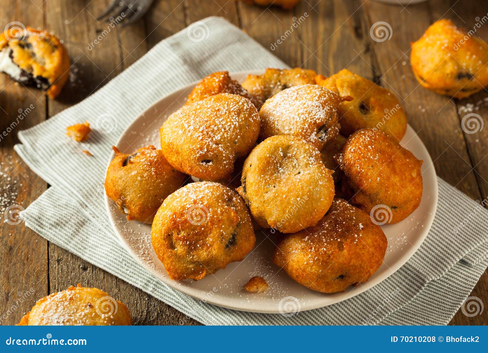Deep Fried Chocolate Cream Cookies Stock Photo - Image of fried, sweet ...