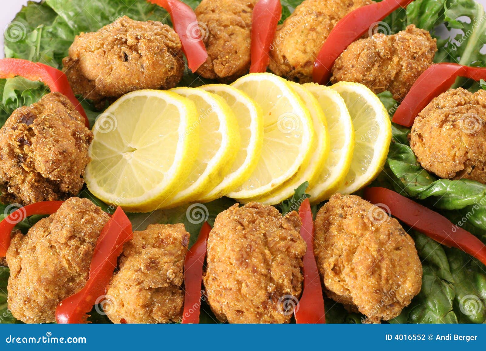 Deep fried crab fritters stock photo. Image of lunch, baked - 4016552
