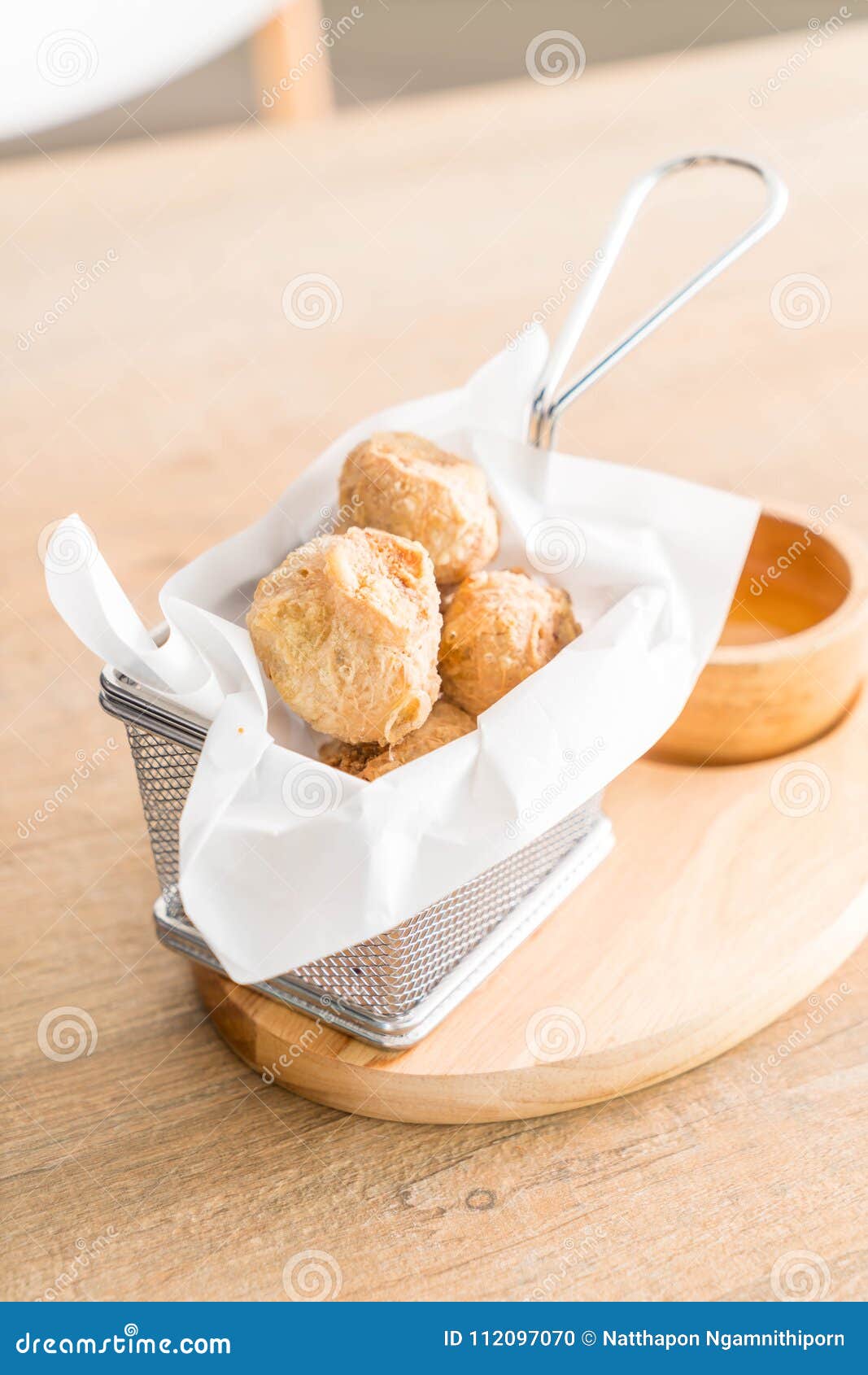 Deep Fried Crab Shell Roll stock photo. Image of asia - 112097070