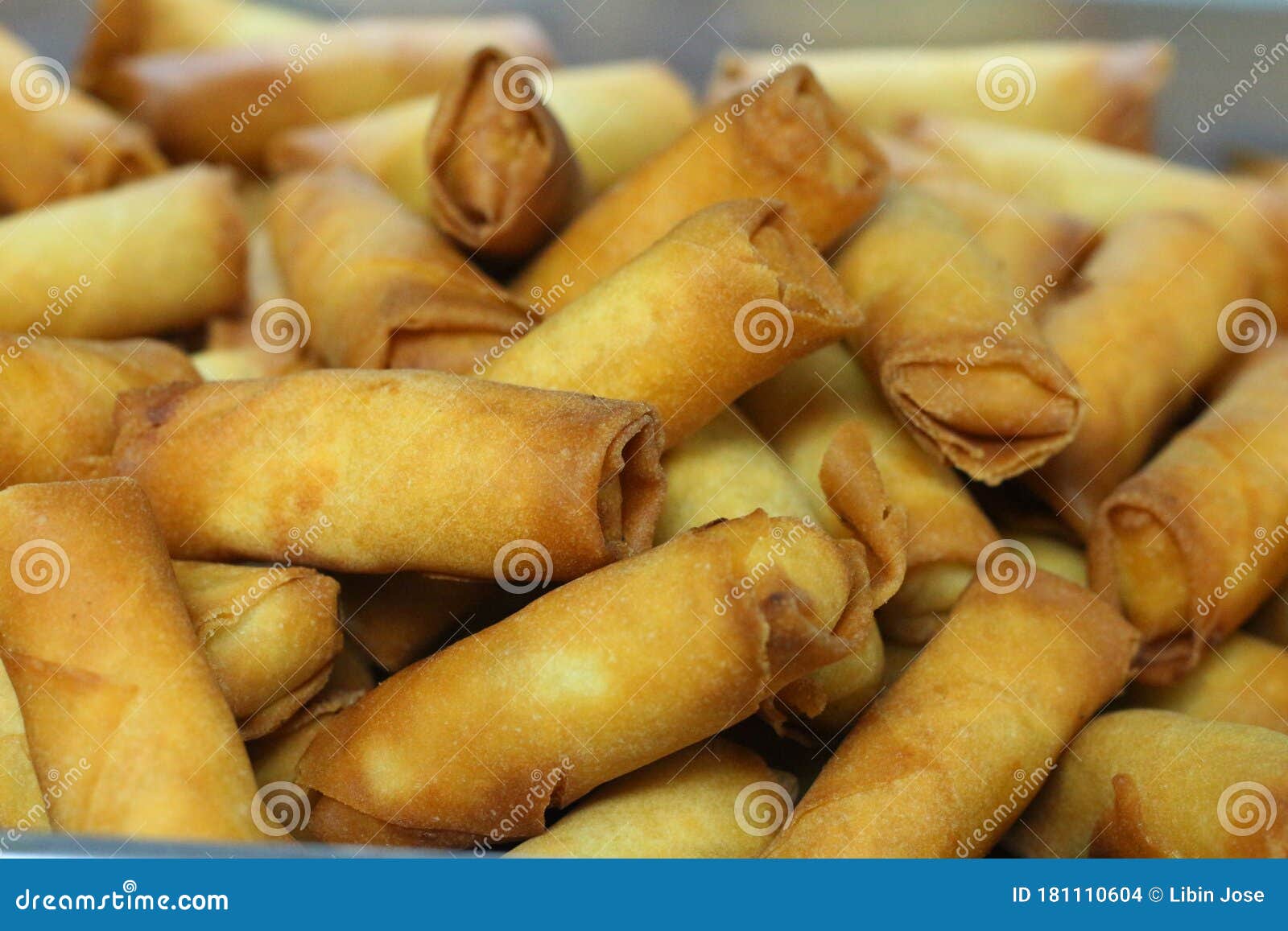 Deep Fried Crispy Cheese Rolls, Arabic Style Stock Photo - Image of ...
