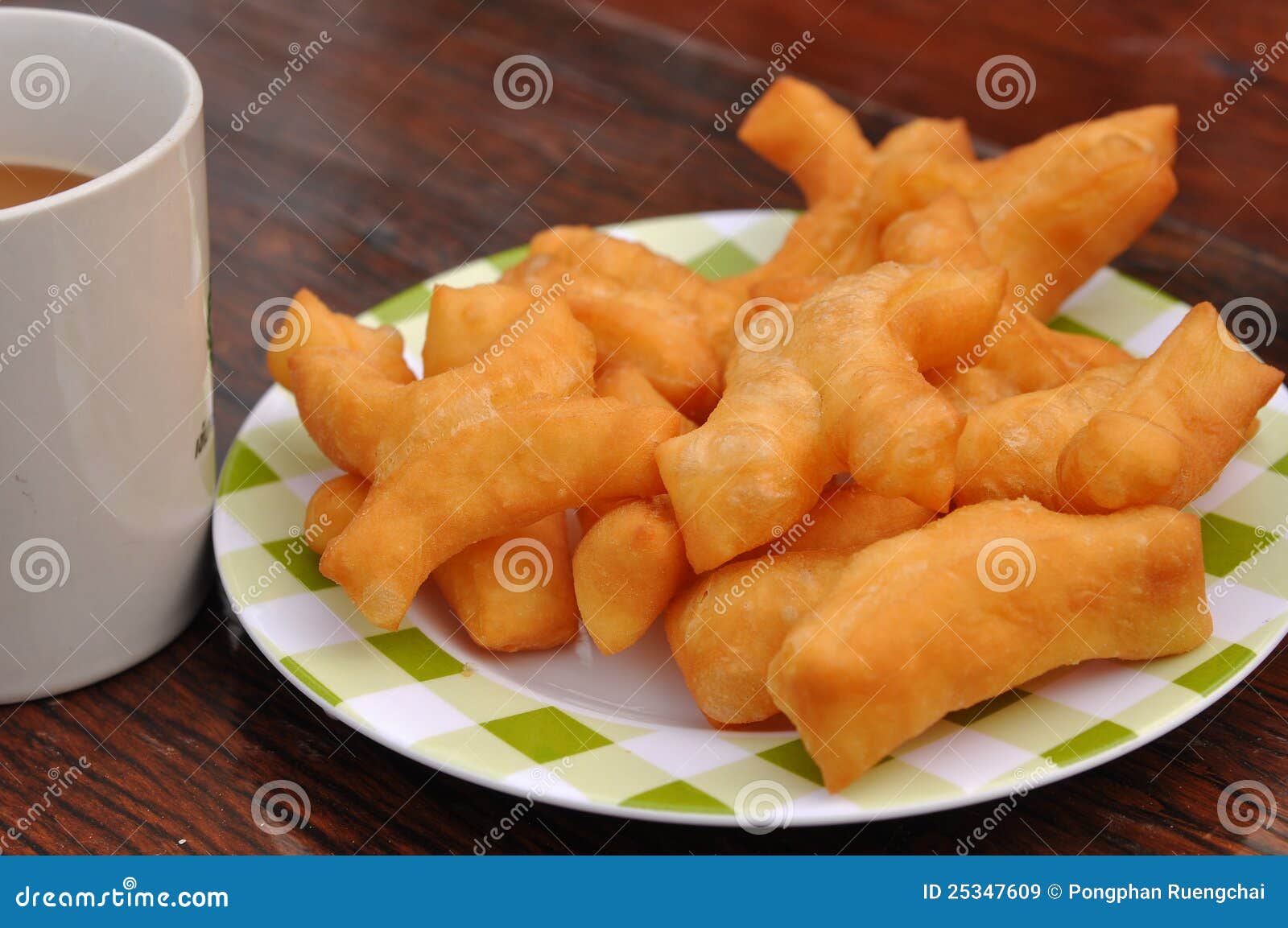 Deep-fried dough stick stock image. Image of fast, crisp - 25347609