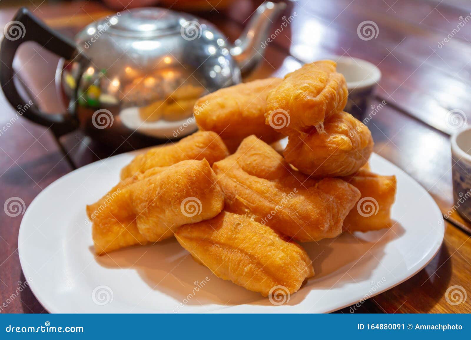Deep-fried Dough Stick, Chinese Bread Stick Stock Image - Image of milk ...