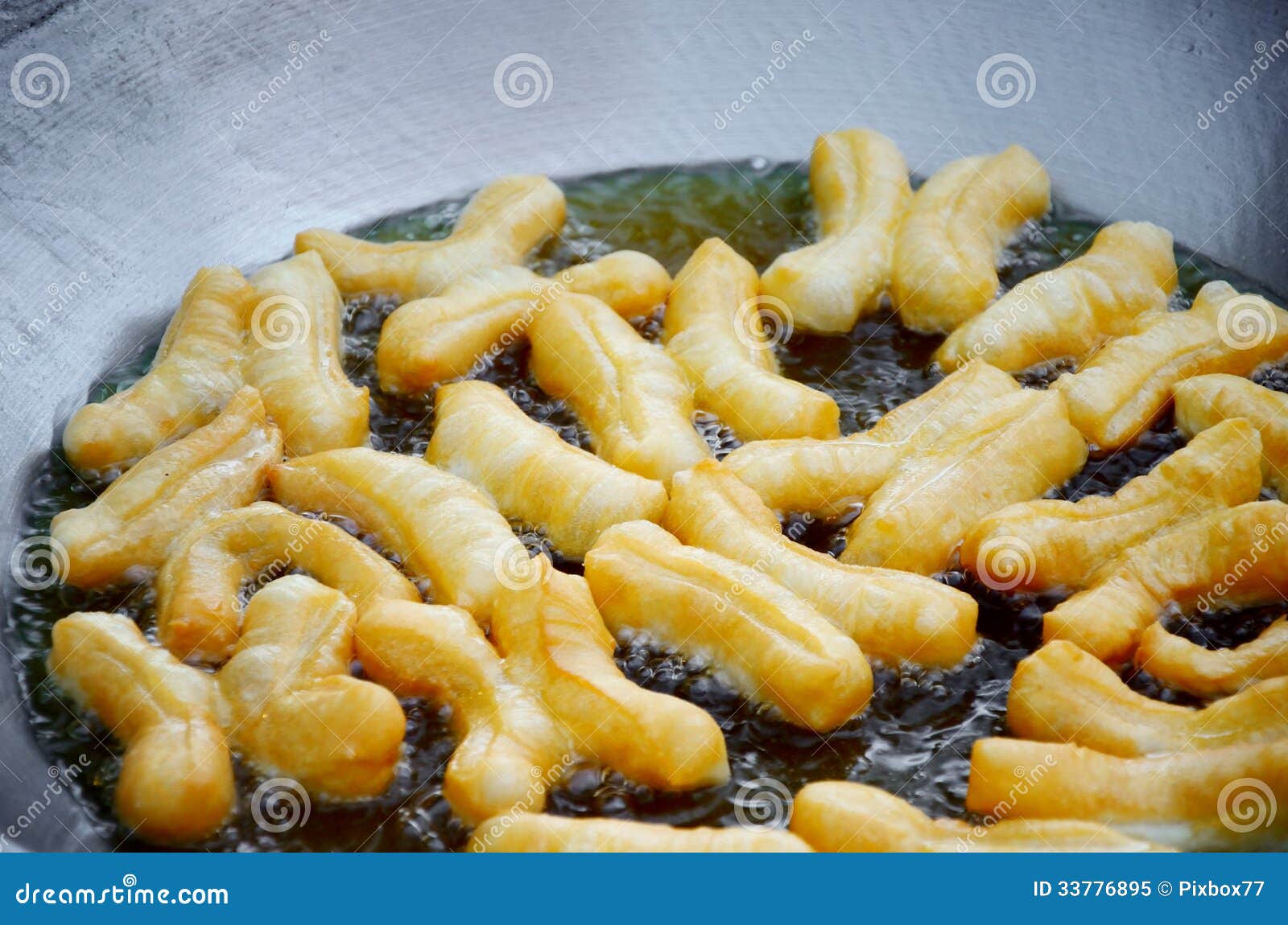 Deep-fried dough stick stock image. Image of street, homemade - 33776895