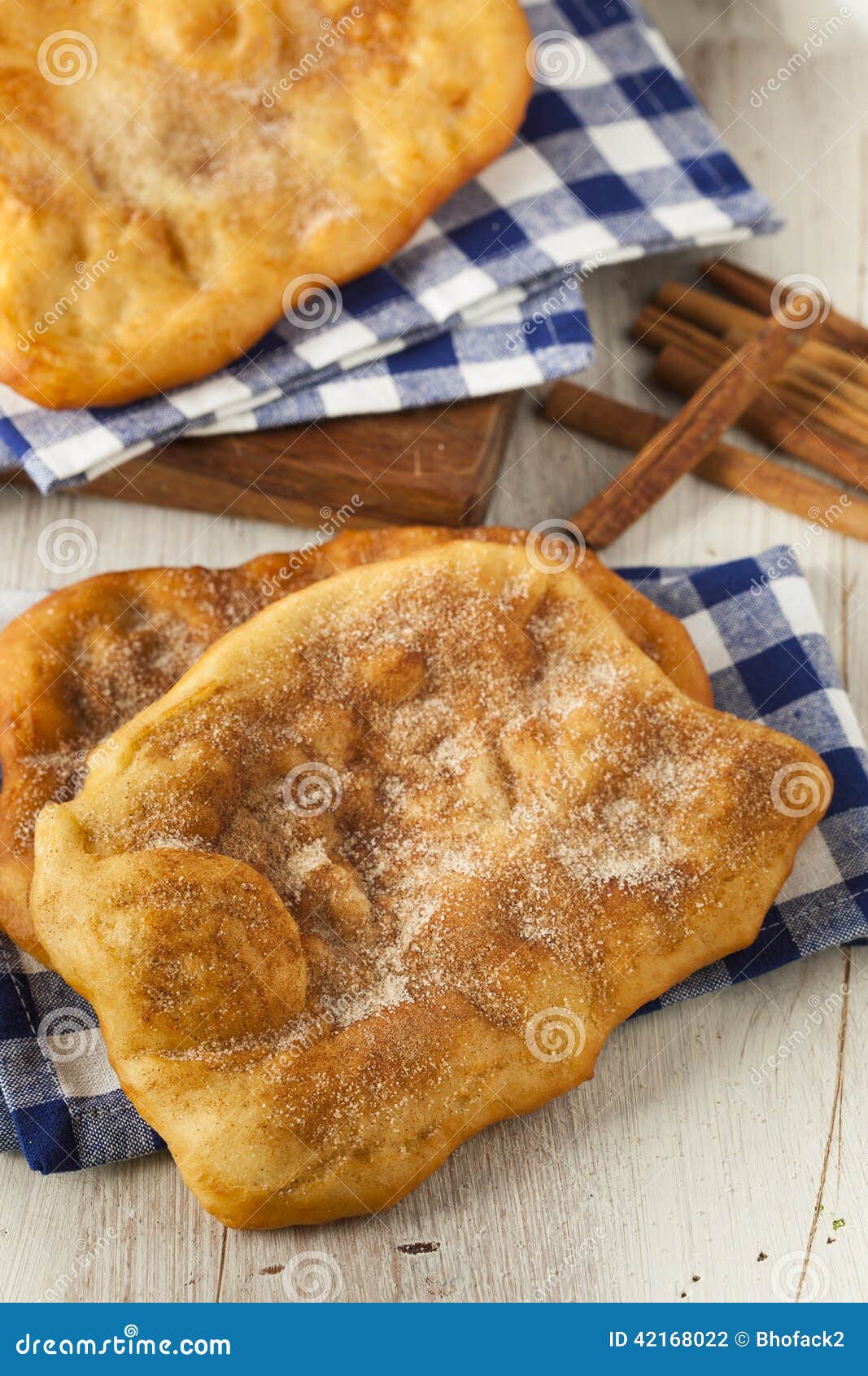 Deep Fried Elephant Ears stock photo. Image of brown - 42168022