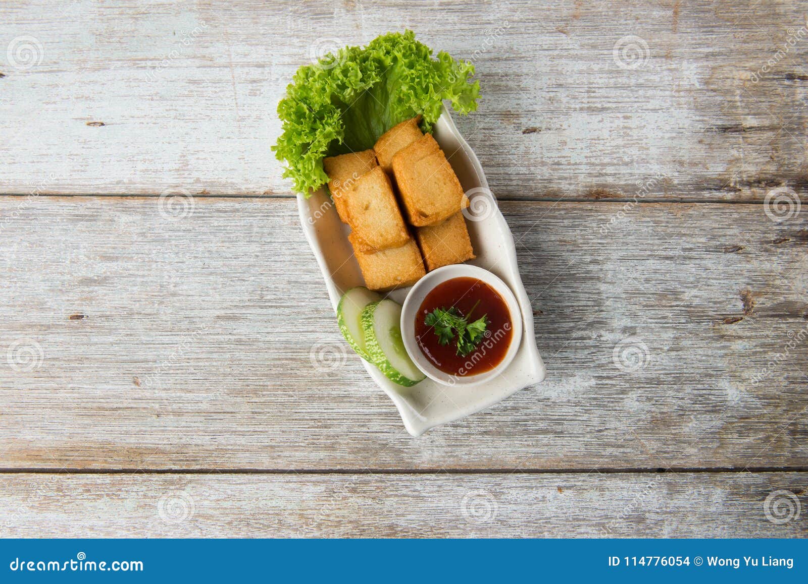 Deep fried fish cake stock photo. Image of sweet, style - 114776054