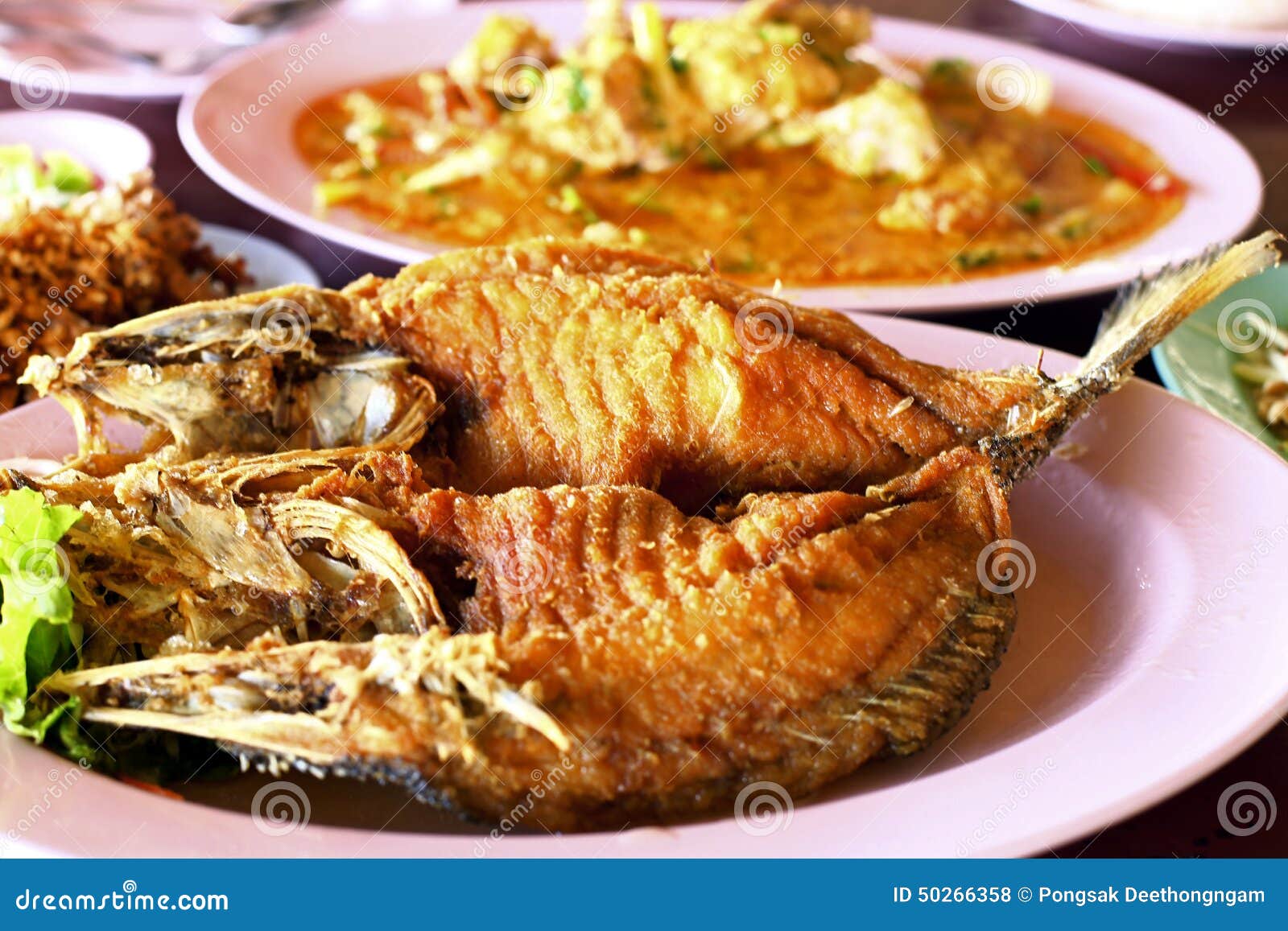 Deep Fried fish stock photo. Image of fresh, natural - 50266358