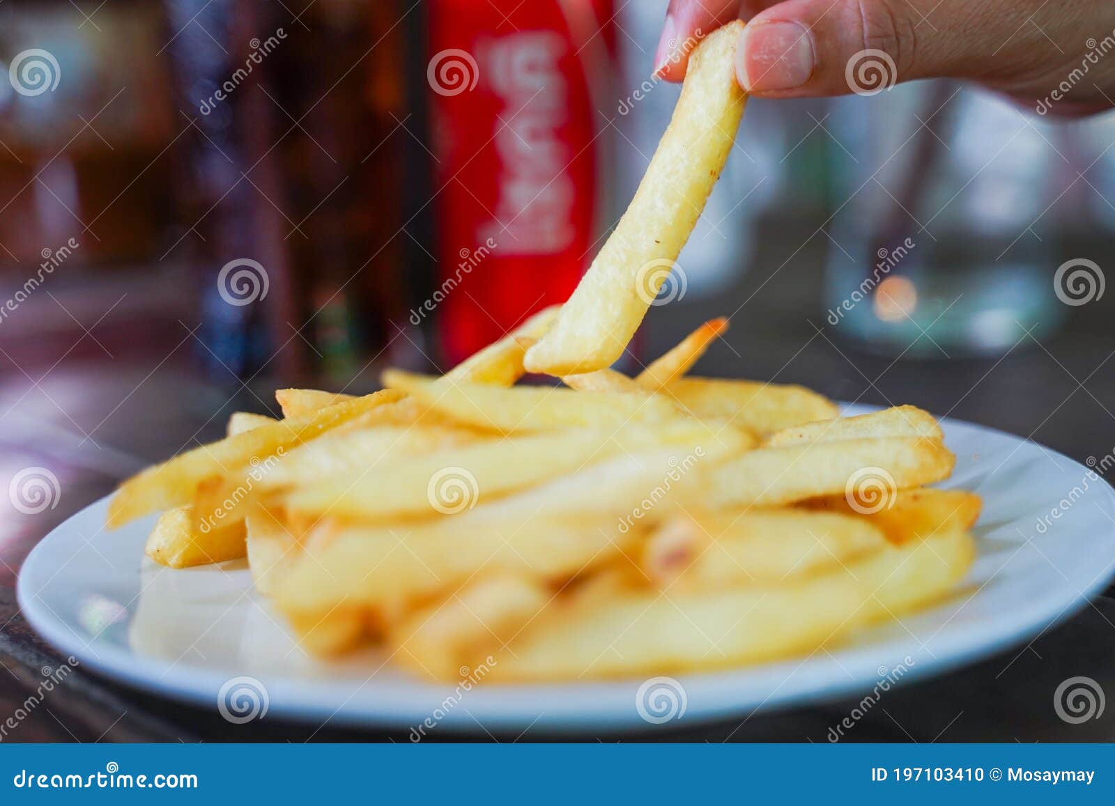 Deep Fried French Fries Appetizer for Eat Stock Photo - Image of deep ...